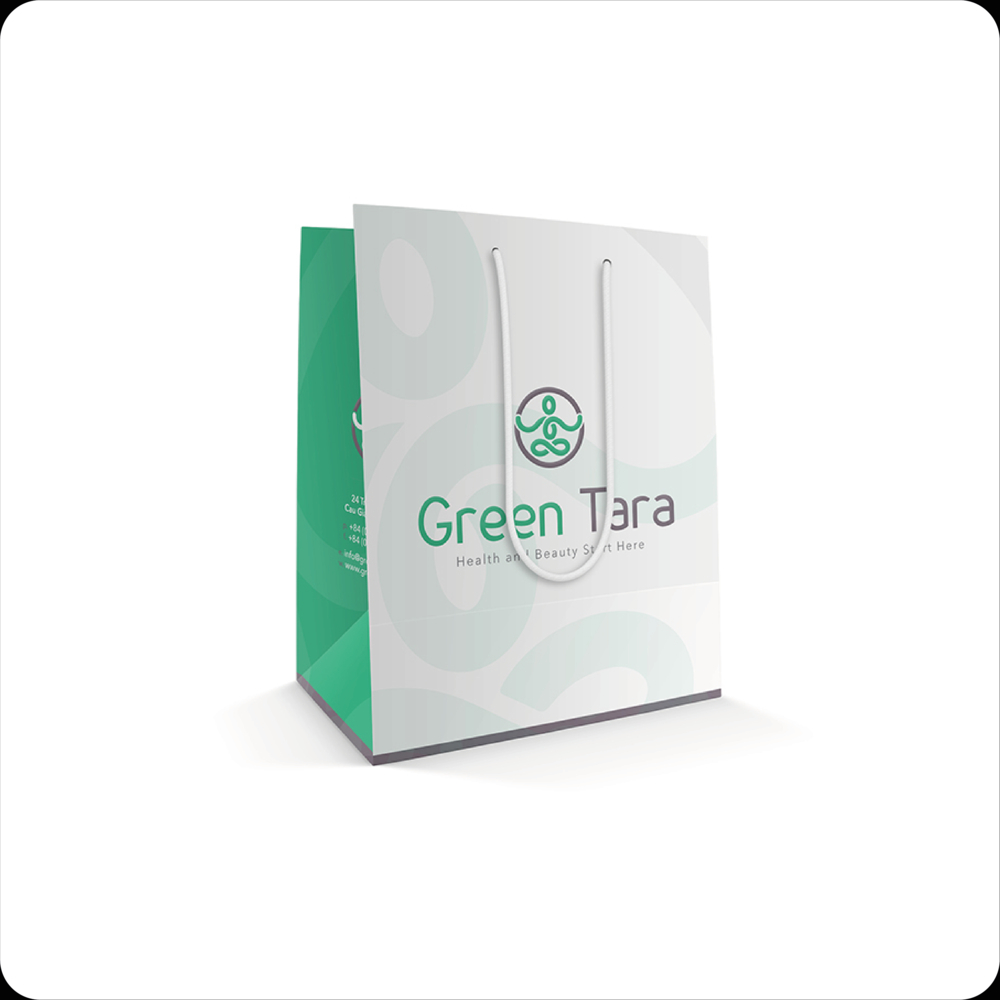 GREEN TARA x 8AMSTUDIO = Logo + Stationery + Packaging