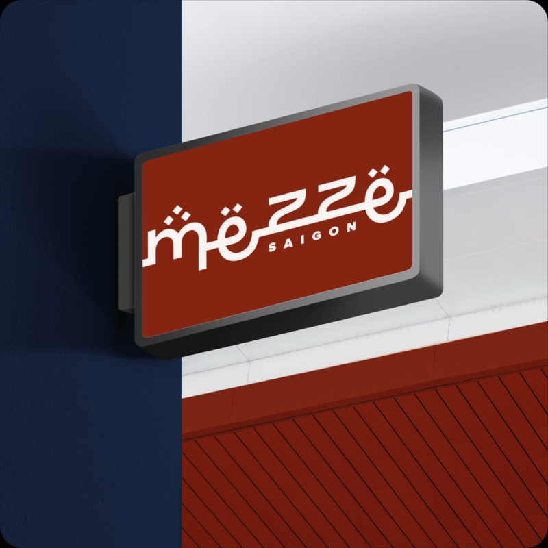 MEZZE x 8AMSTUDIO = Logo + Stationery + Menu + Poster + Signage