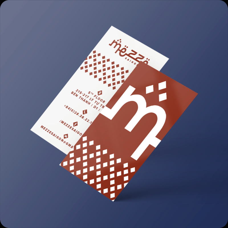 MEZZE x 8AMSTUDIO = Logo + Stationery + Menu + Poster + Signage