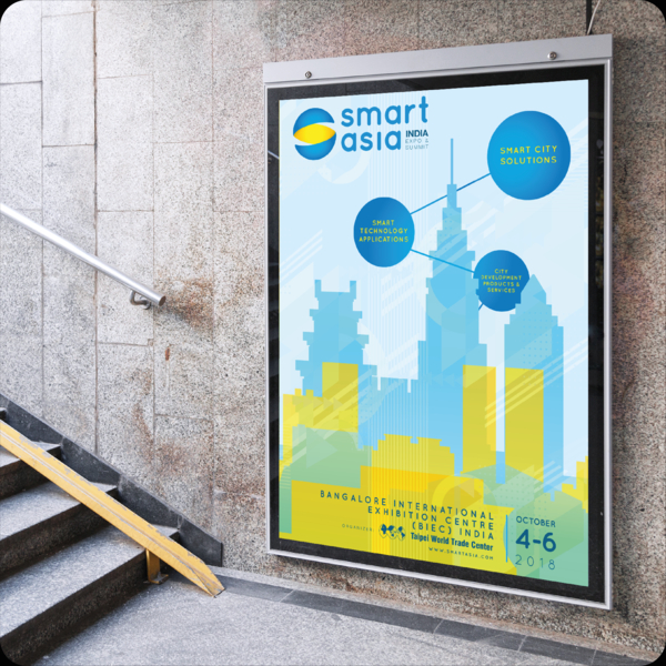 SMART ASIA x 8AMSTUDIO = Logo + Poster